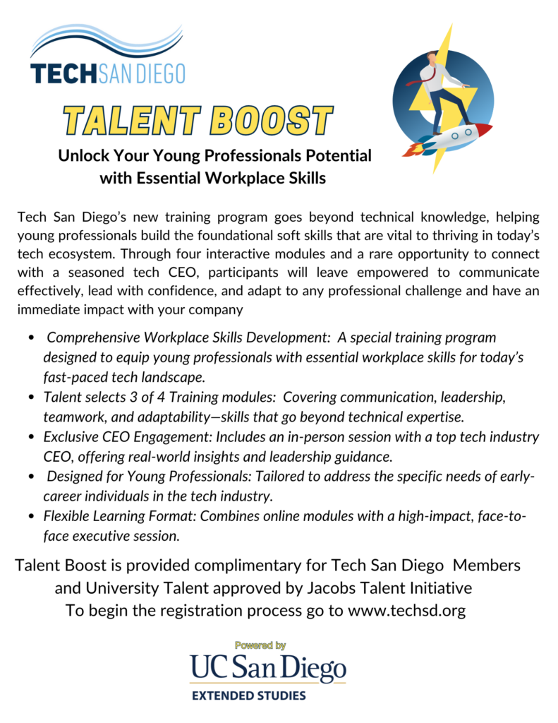 Talent Boost – Tech San Diego Talent Boost – Tech San Diego